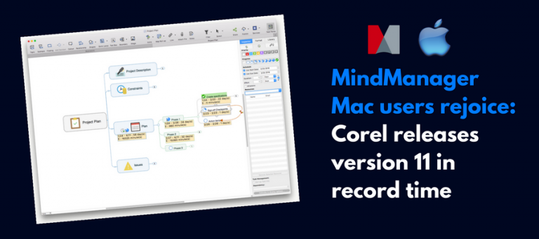 MindManager Mac users, rejoice: Corel releases version 11 in record time