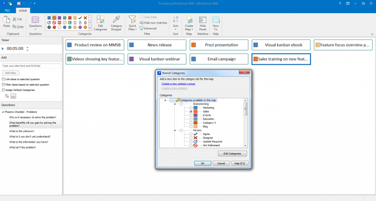 MindGenius 2018: New brainstorming and project management tools