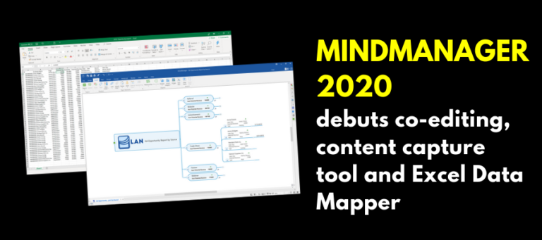MindManager 2020 debuts powerful collaboration, data visualization tools