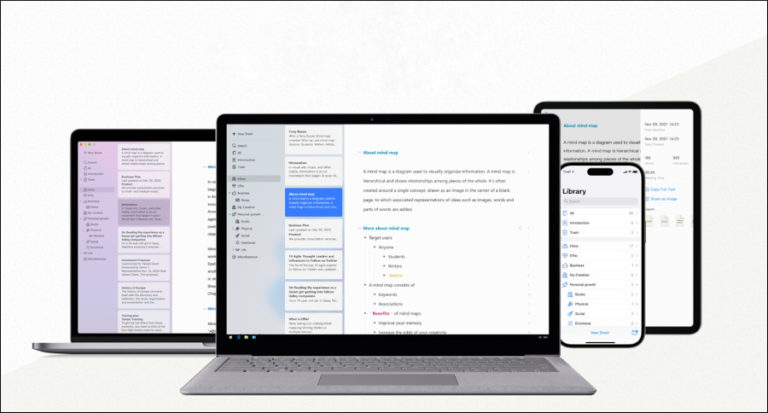 A closer look at Effie - a unique writing and mind mapping tool