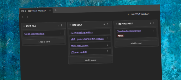 Kanban plugin adds simple visual project management to Obsidian