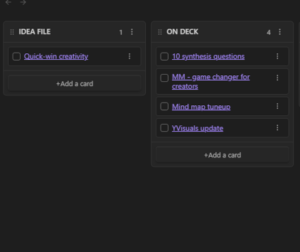 Kanban plugin adds simple visual project management to Obsidian